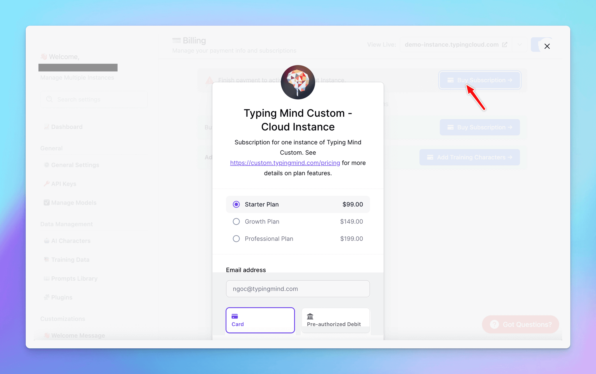 Getting Started with TypingMind Custom (Cloud-host)