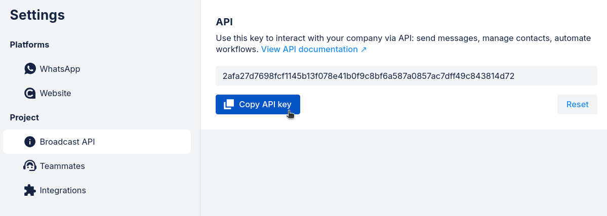 Crear contactos en Chatfuel vía API
