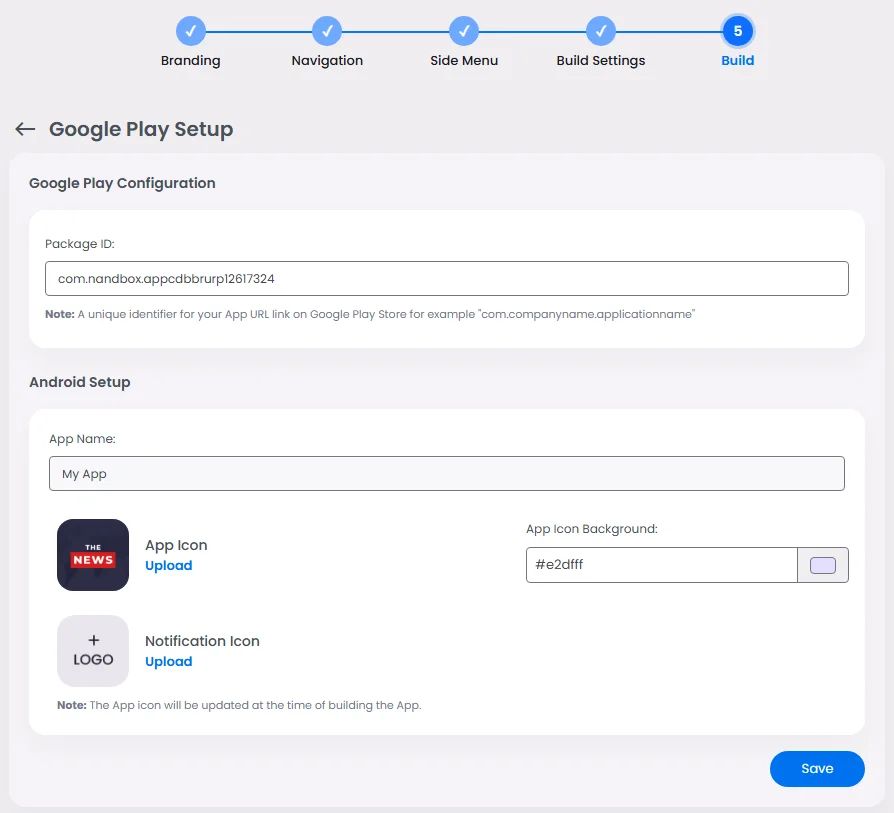Create Google Console account