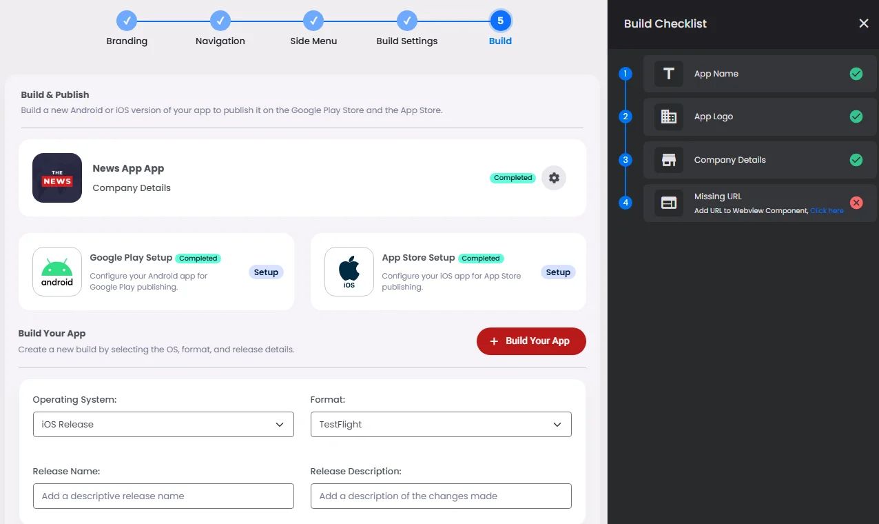 Create Apple Store Connect Account