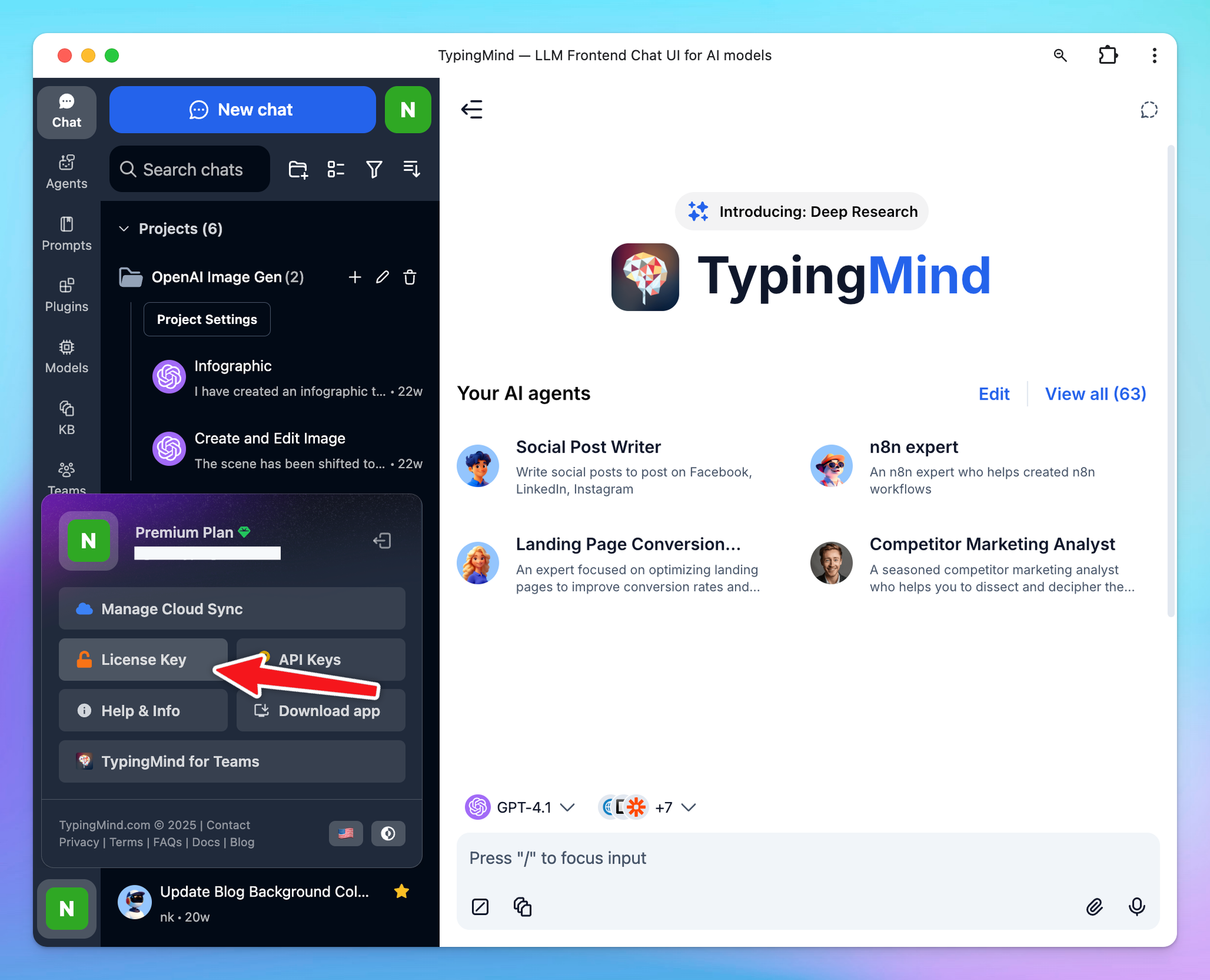 Get started with TypingMind