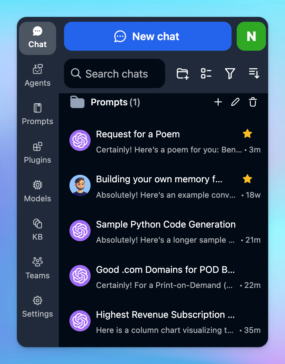 Feature List