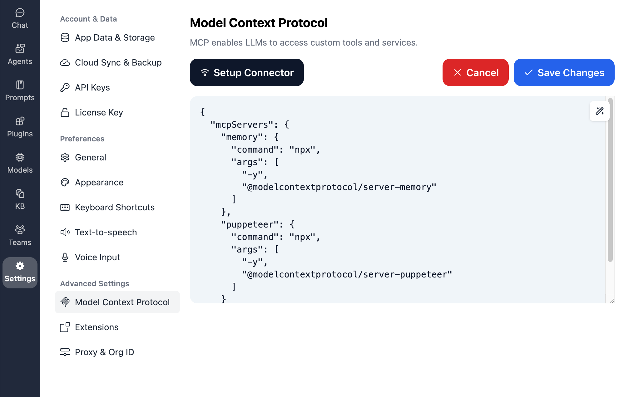 Model Context Protocol (MCP) in TypingMind
