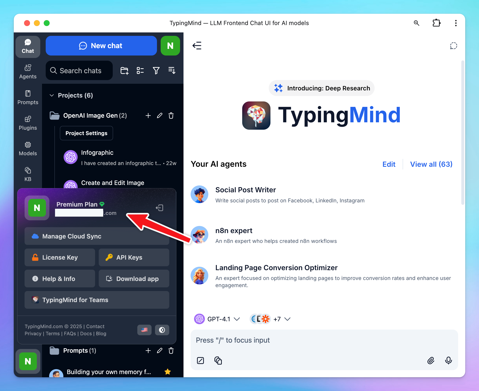 Get started with TypingMind