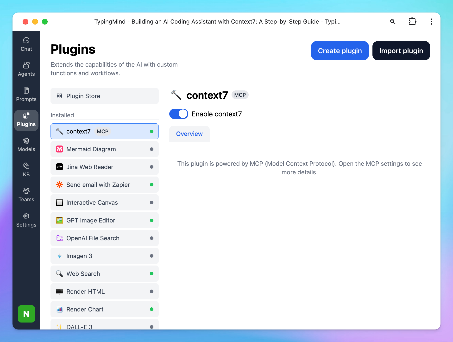 Building an AI Coding Assistant with Context7 + TypingMind MCP - TypingMind Blog