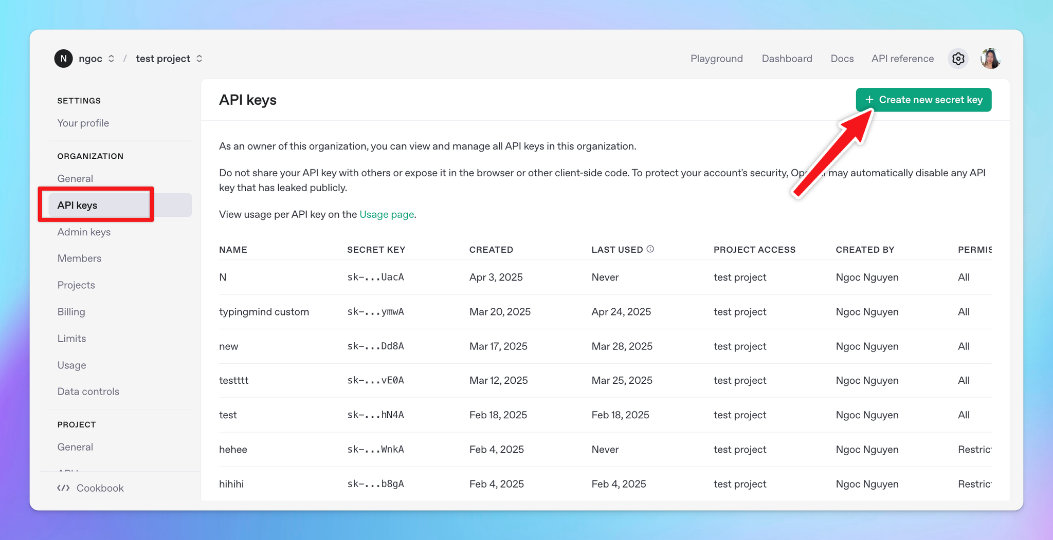 OpenAI API (GPT-4o, GPT-3.5)