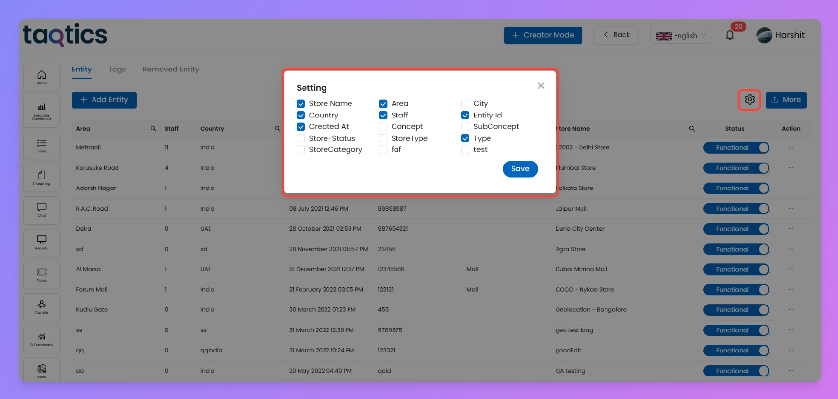 Set Up Your Stores & Store Tags