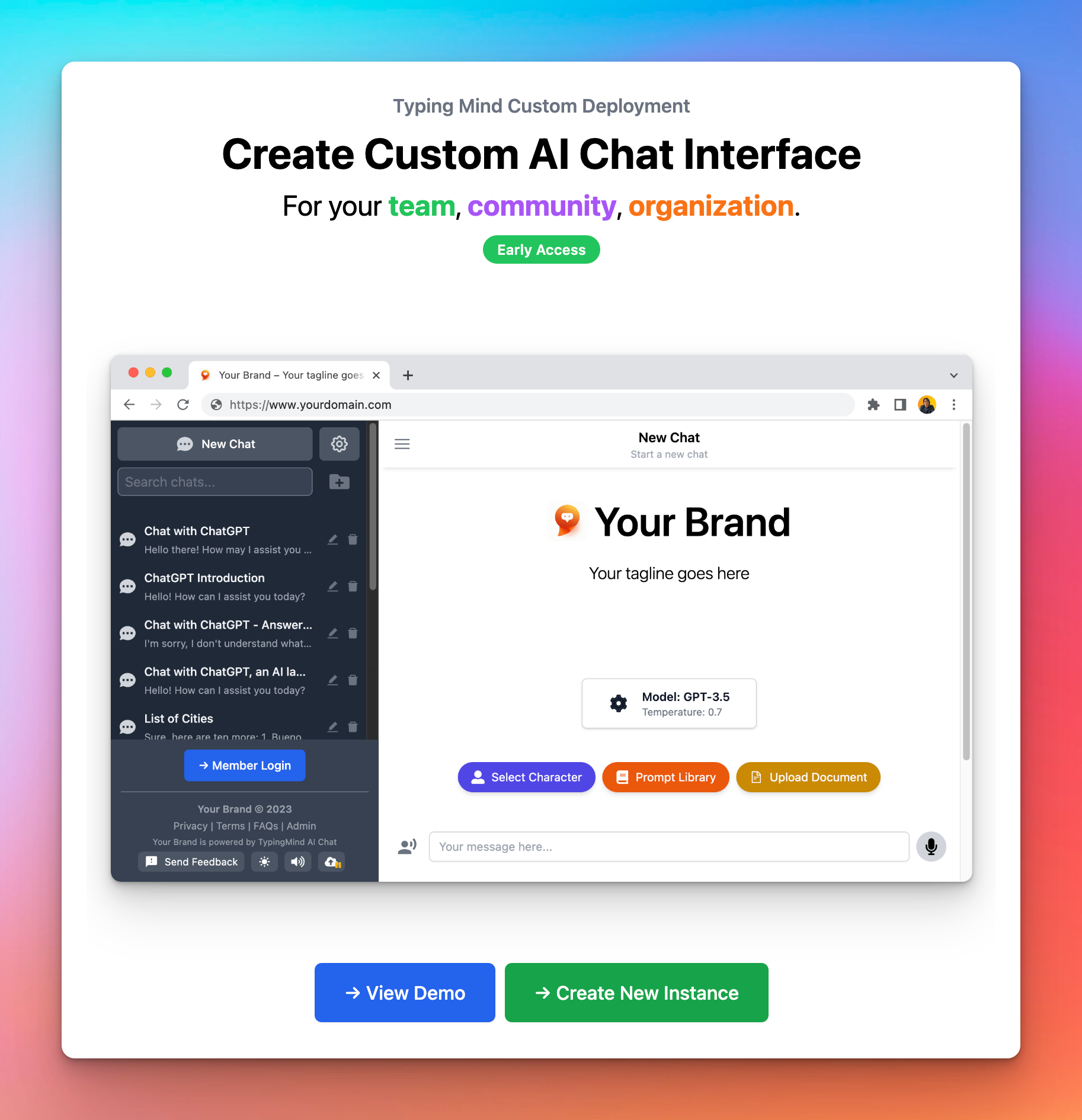 New features, Web Search, Custom Deployment - TypingMind Blog
