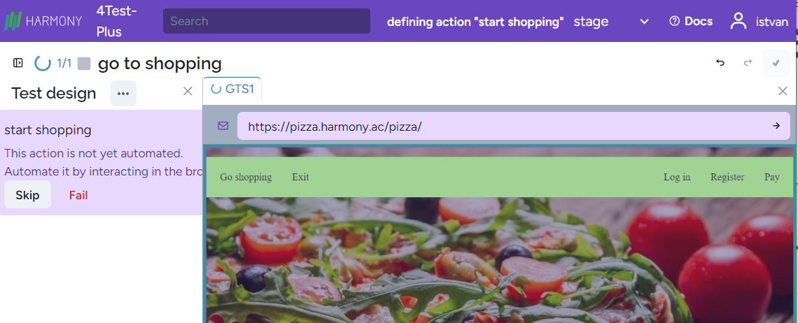 Implementing test cases