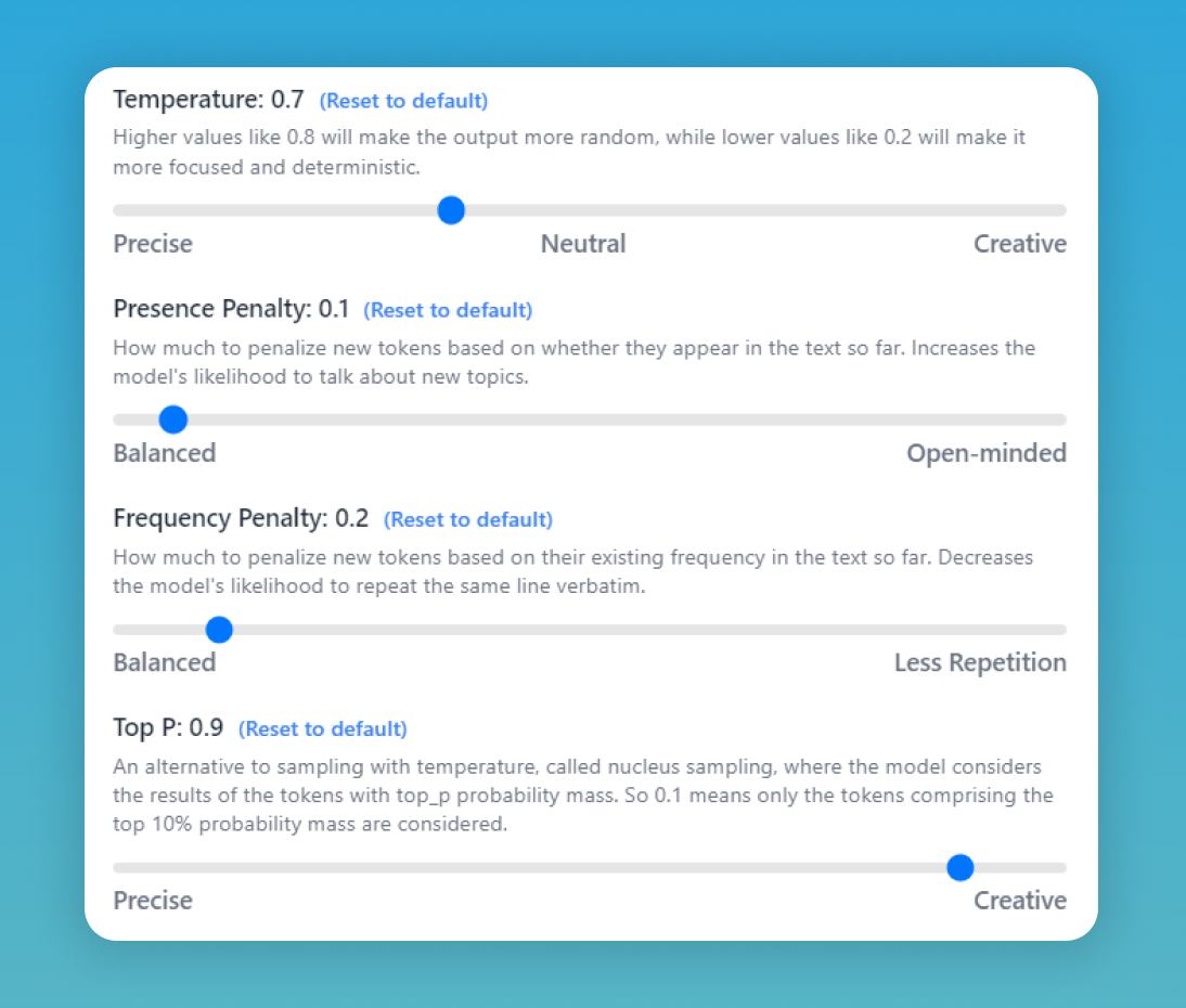 4 Key ChatGPT Parameters That Affect the AI Outputs - TypingMind Blog