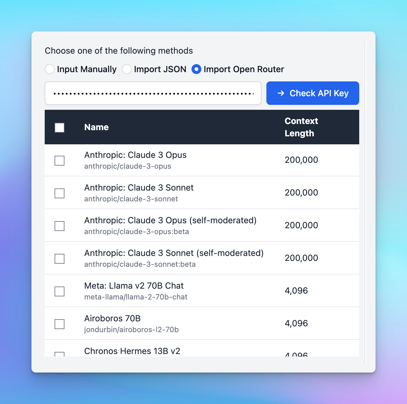 Use with Anthropic Claude