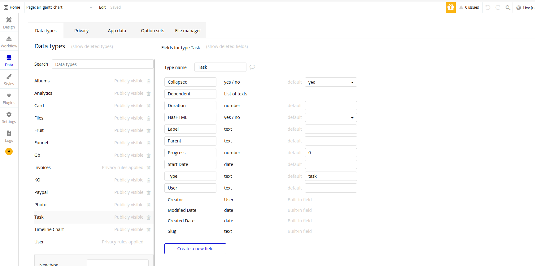 Air Gantt Chart Lite