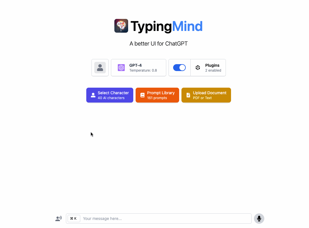 An Overview of TypingMind’s AI character for ChatGPT - TypingMind Blog