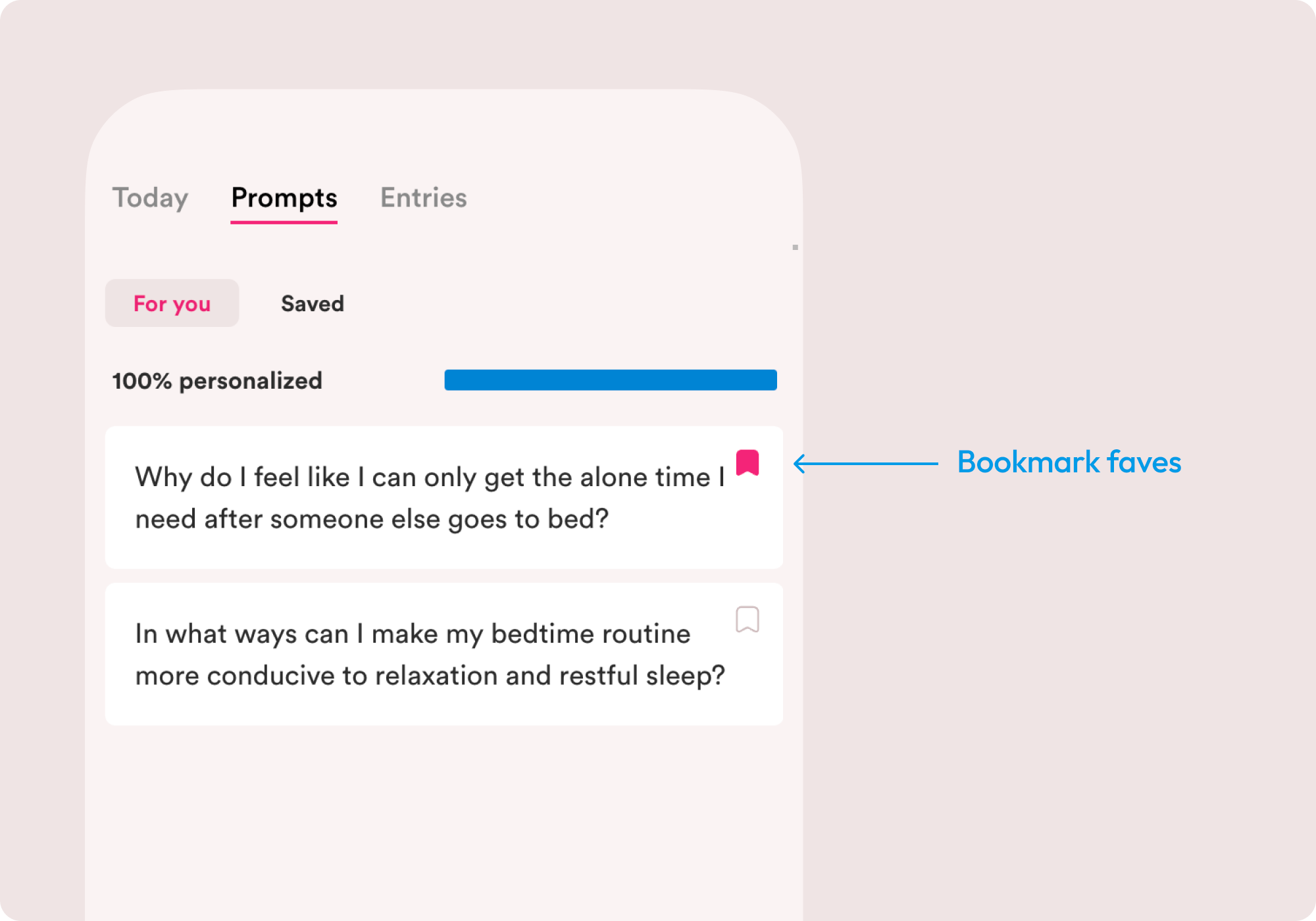 Personalized prompts Personalized prompts