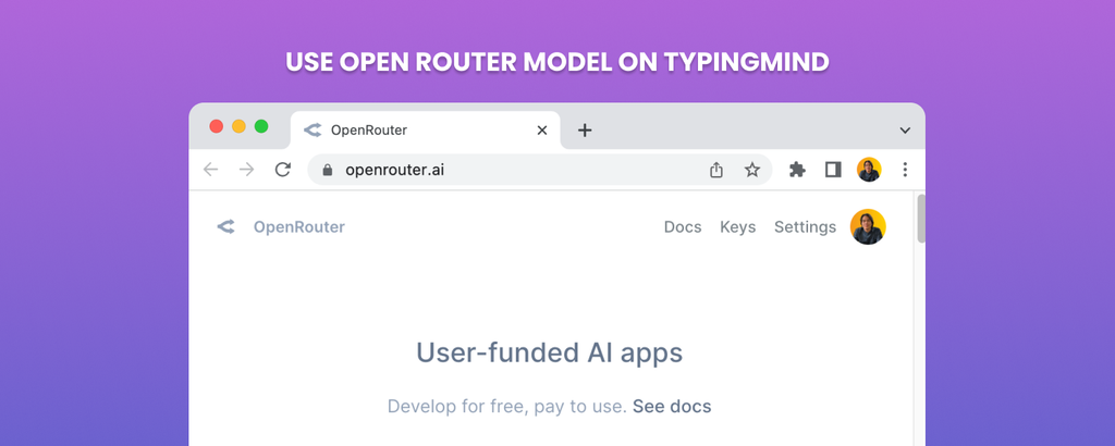 How to use OpenRouter models on Typing Mind