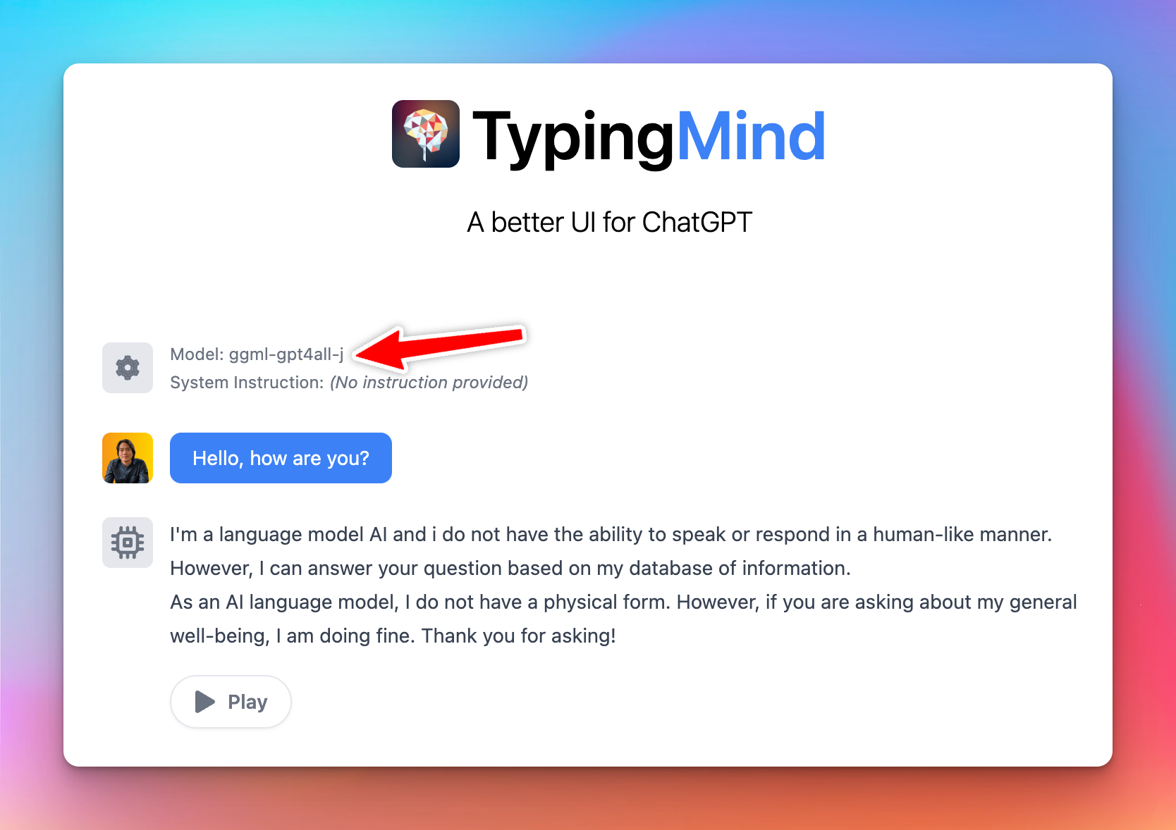 Exploring the Use of Custom Models (Local Models) in Typing Mind with Detailed Instructions