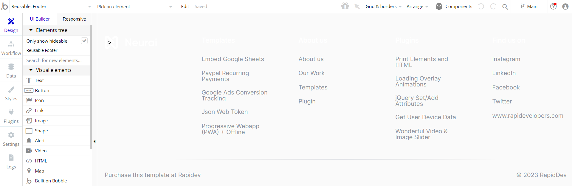 Reusable Elements Overview