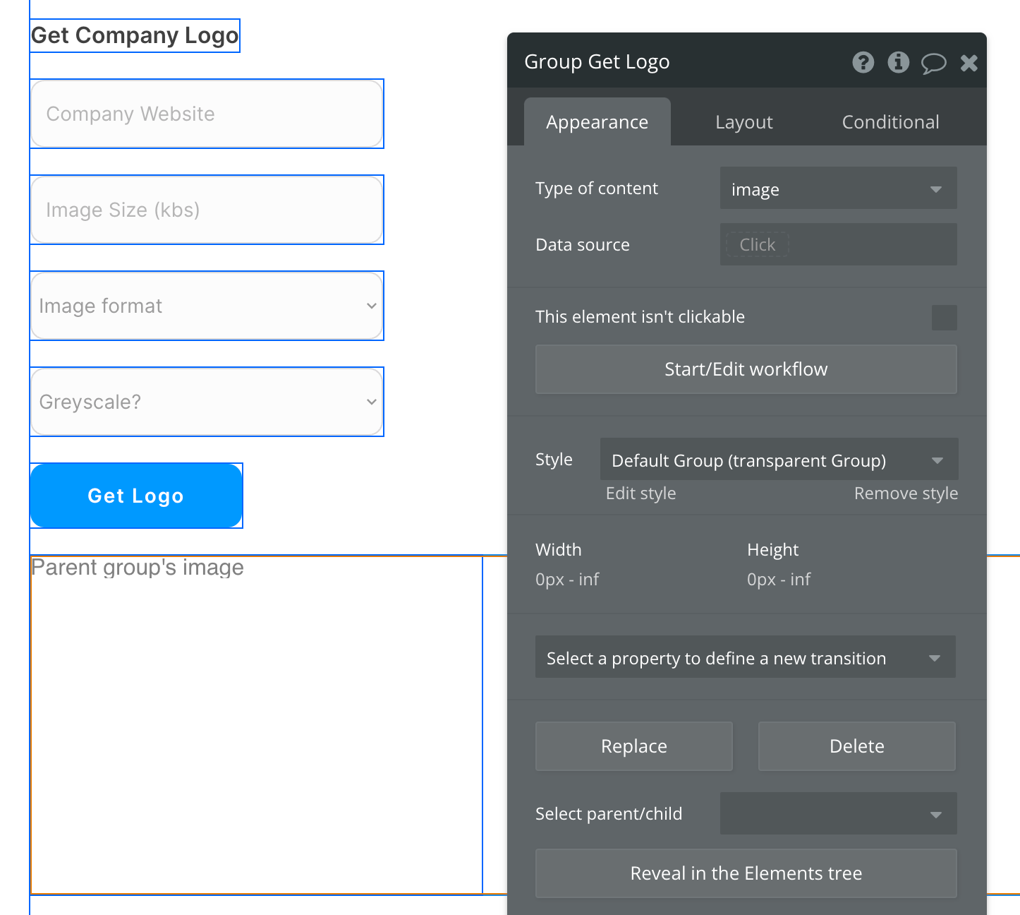 Clearbit Logo Search