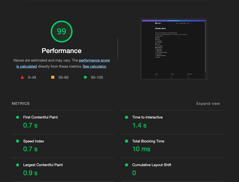 Notion pages download a 6Mb JavaScript file - Notaku Blog