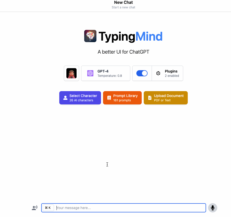 TypingMind is Turning ChatGPT into Your Personal Assistant. Here’s How. - TypingMind Blog