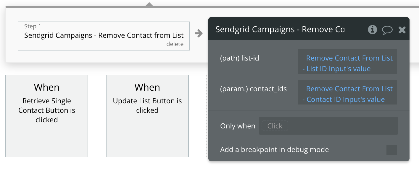 SendGrid Contacts