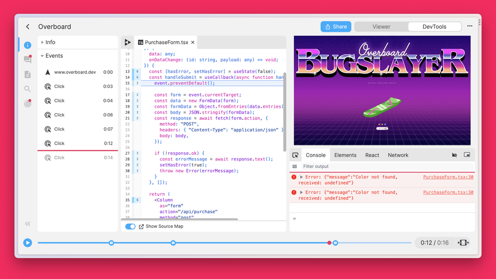 Changelog 47: React Events Timeline 🚀