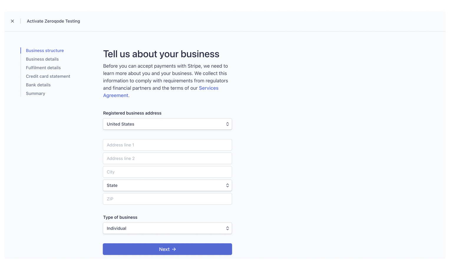 Connecting Stripe payment using Stripe plugin