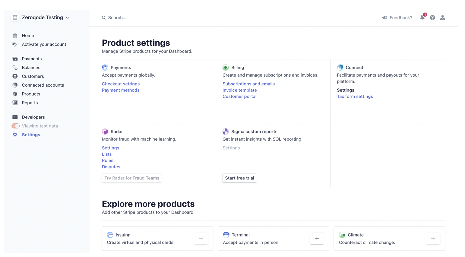 Connecting Stripe payment using Stripe plugin