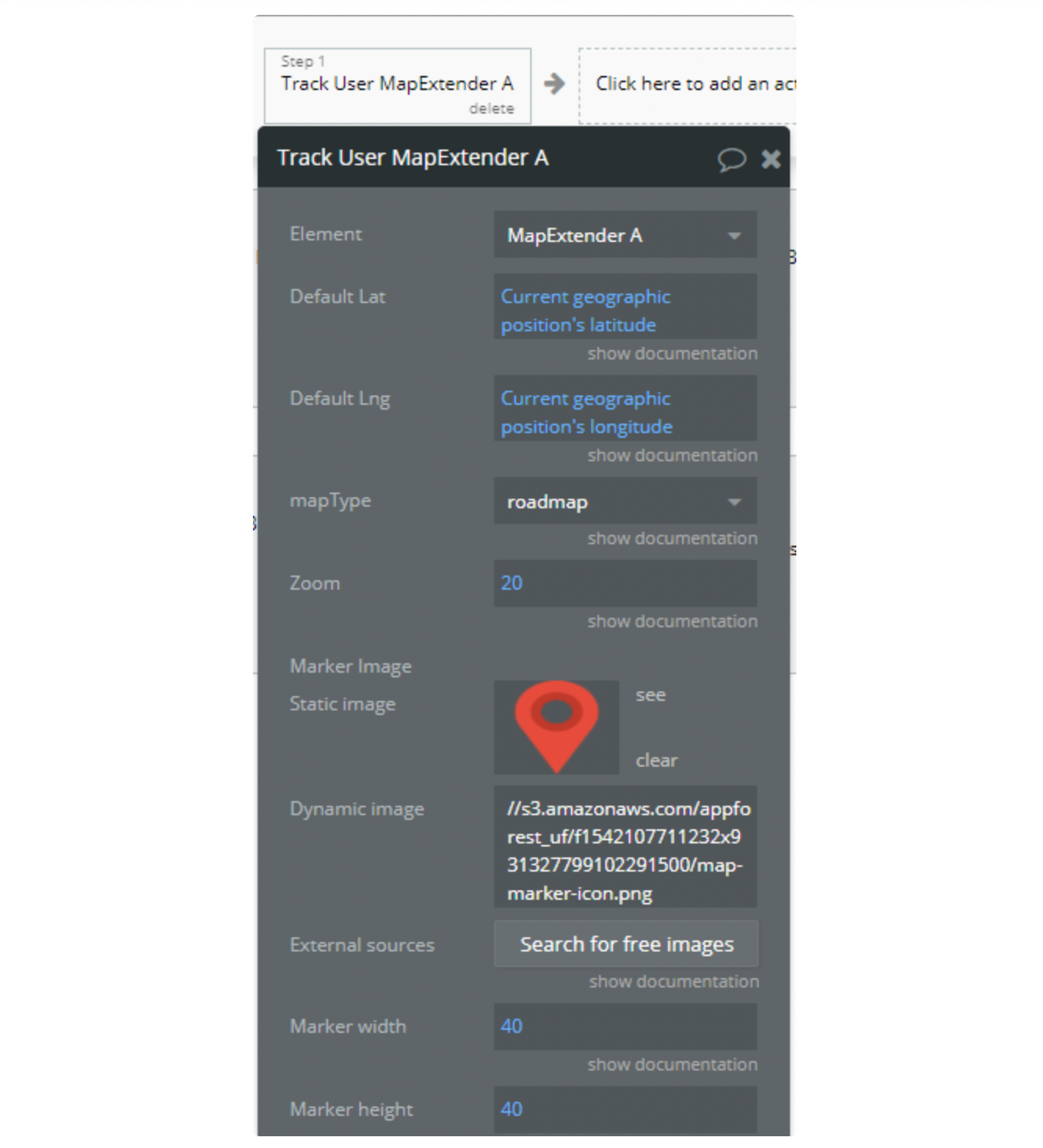 Bubble’s Google Map Extender Plugin