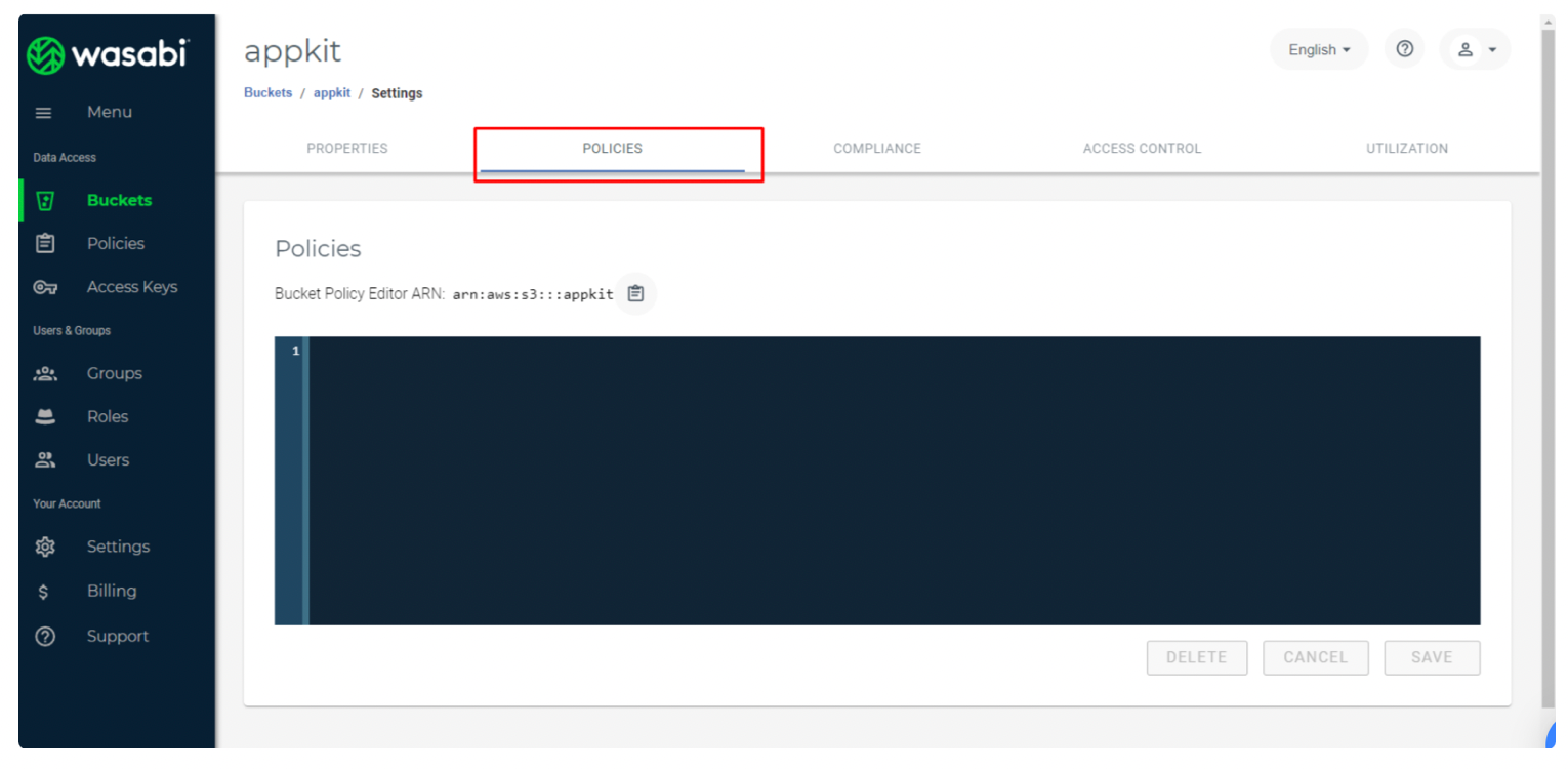Wasabi Cloud Storage