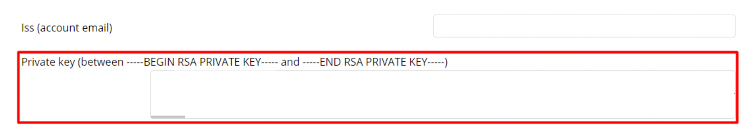 Obtaining Google service account keys