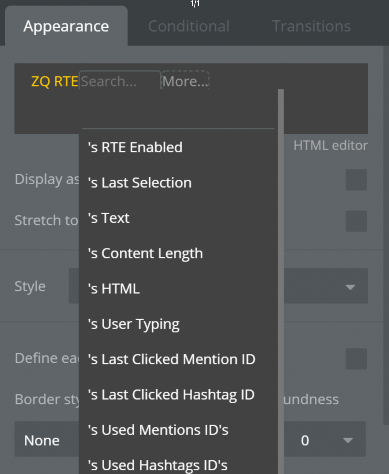 Advanced Rich Text Editor
