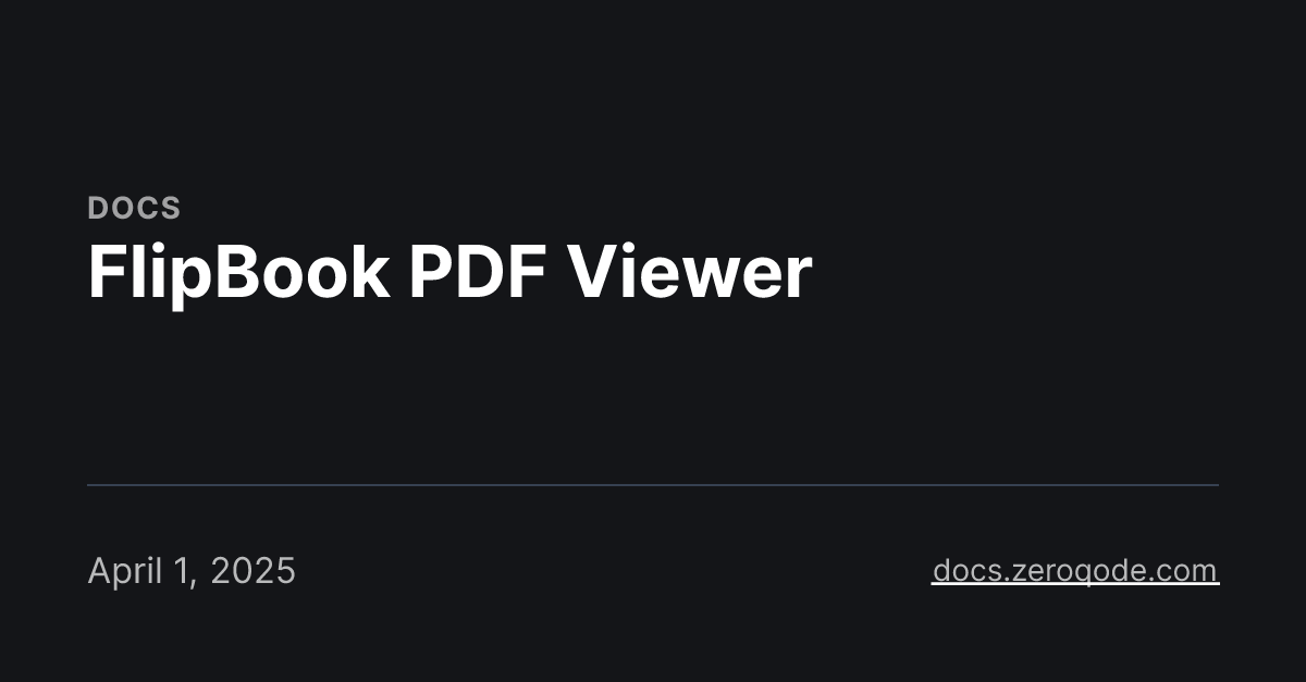 FlipBook PDF Viewer