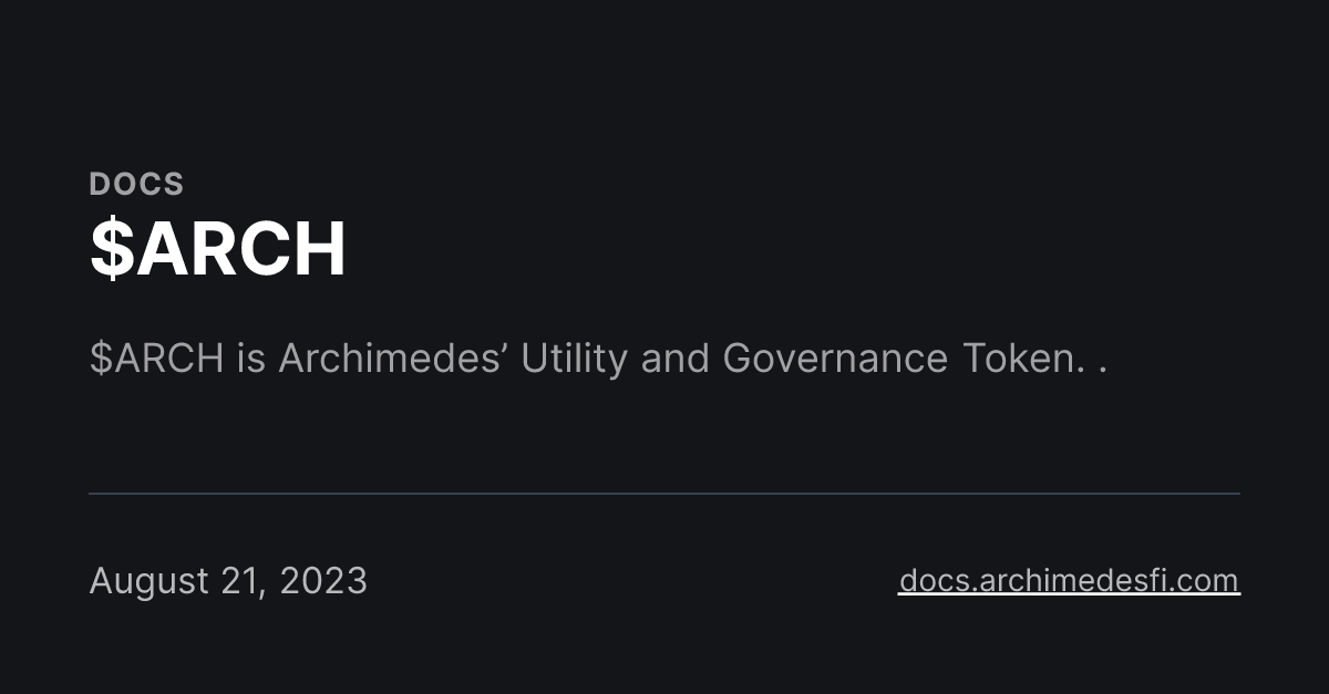 $ARCH