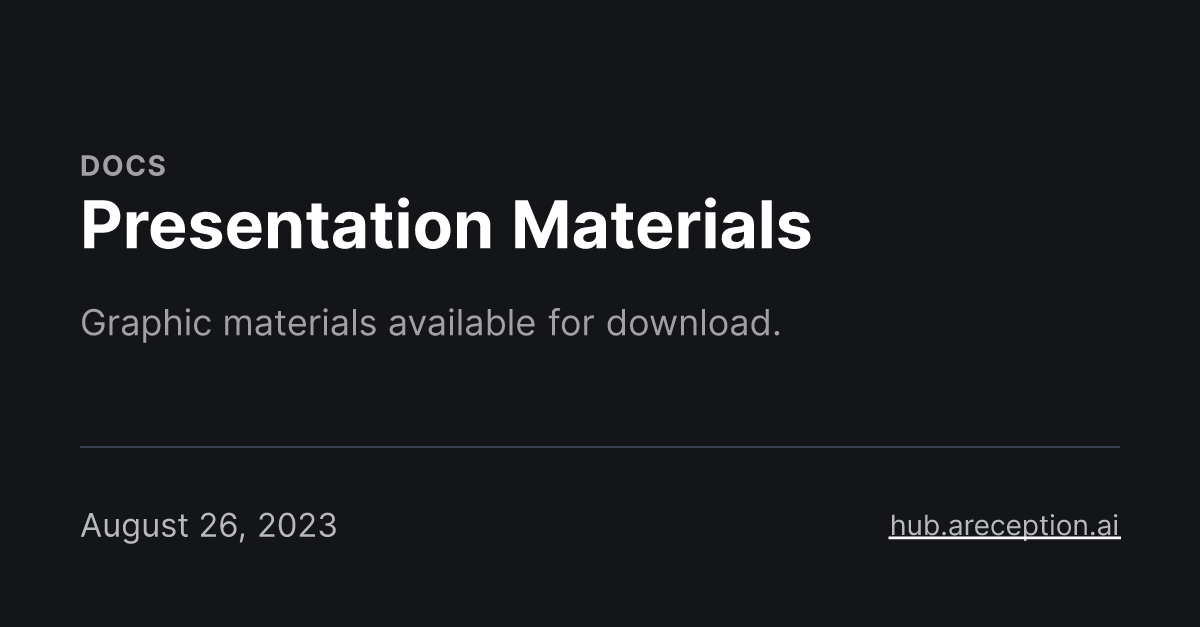 Presentation Materials