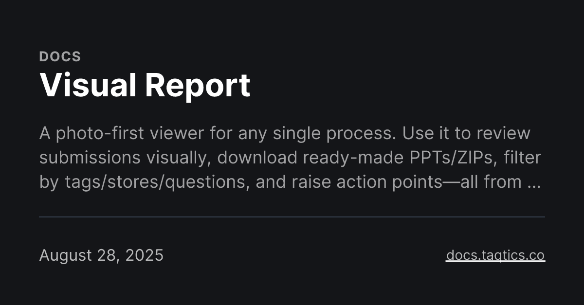 Visual Report
