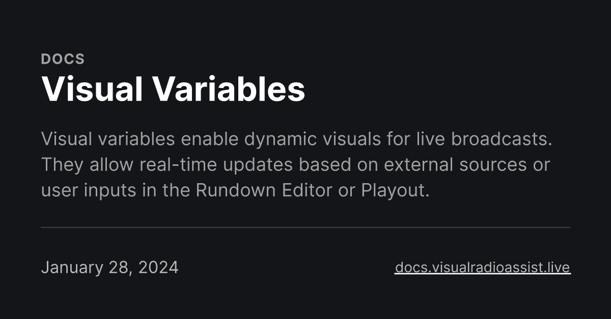 Visual Variables