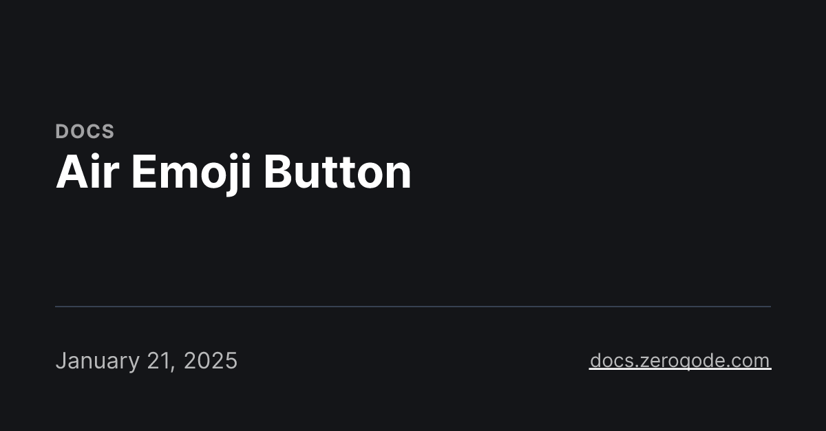 Air Emoji Button