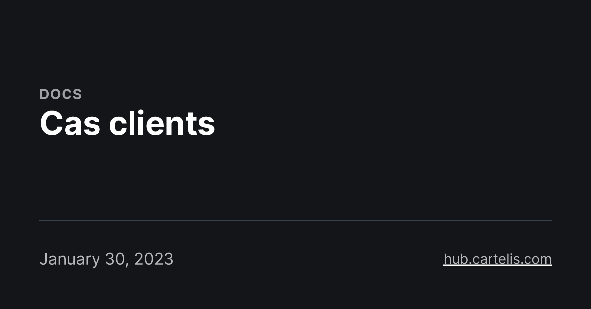 Cas clients