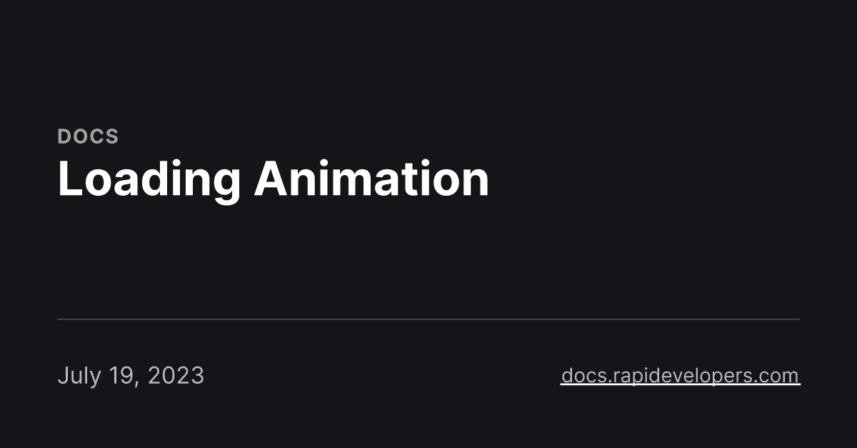 Loading Animation