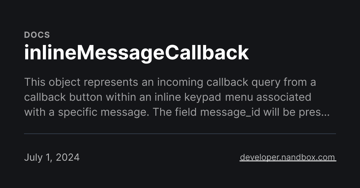 inlineMessageCallback