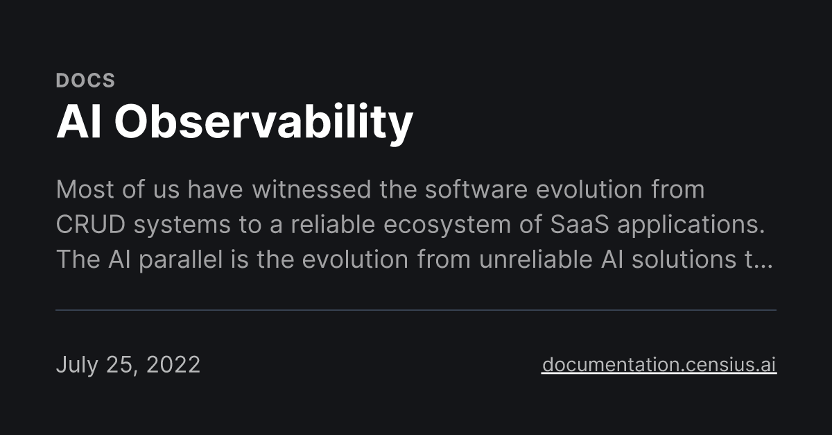 AI Observability