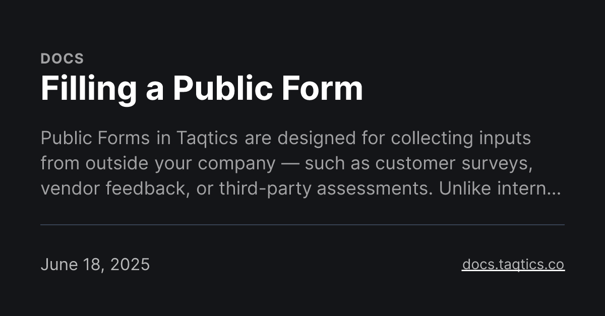 Filling a Public Form