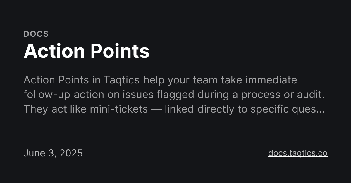 Action Points