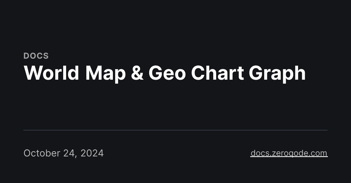 World Map & Geo Chart Graph
