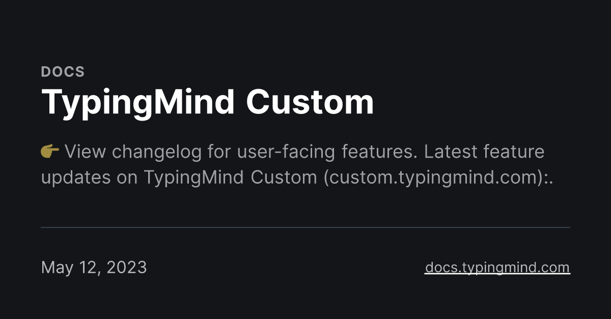 TypingMind Custom