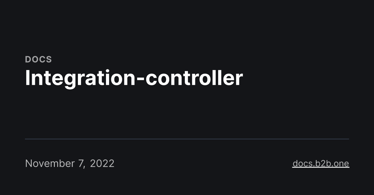 Integration-controller