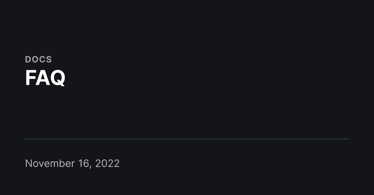FAQ - Better Reports - Documentation