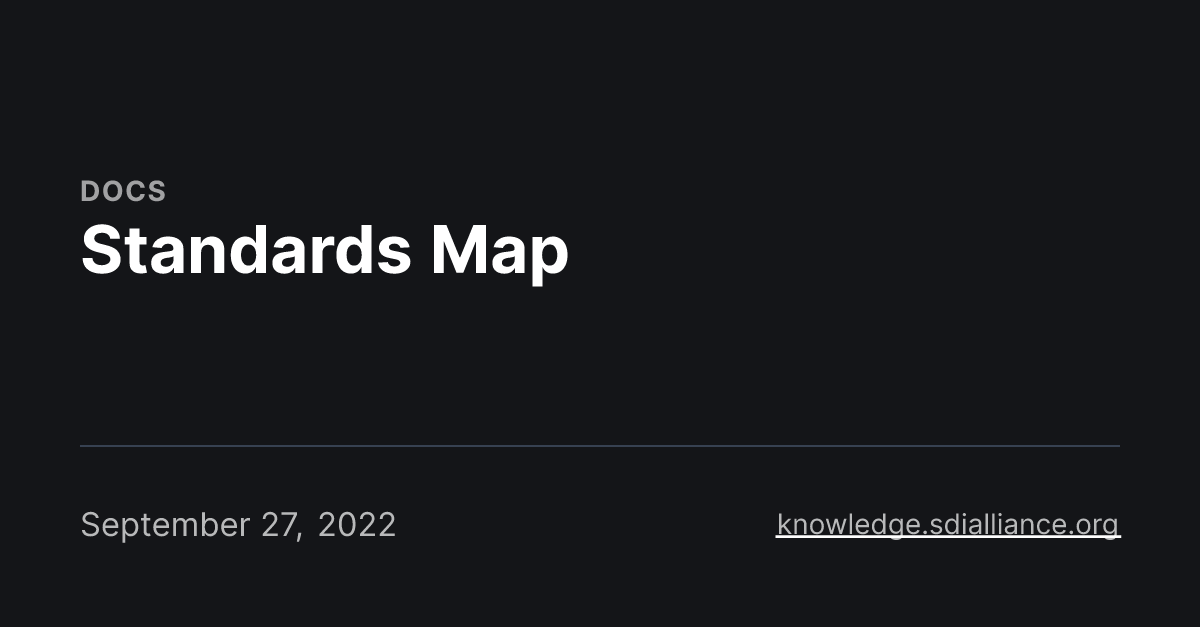 Standards Map