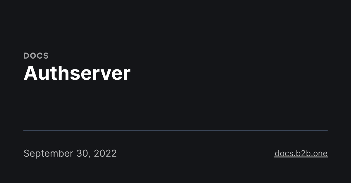 Authserver
